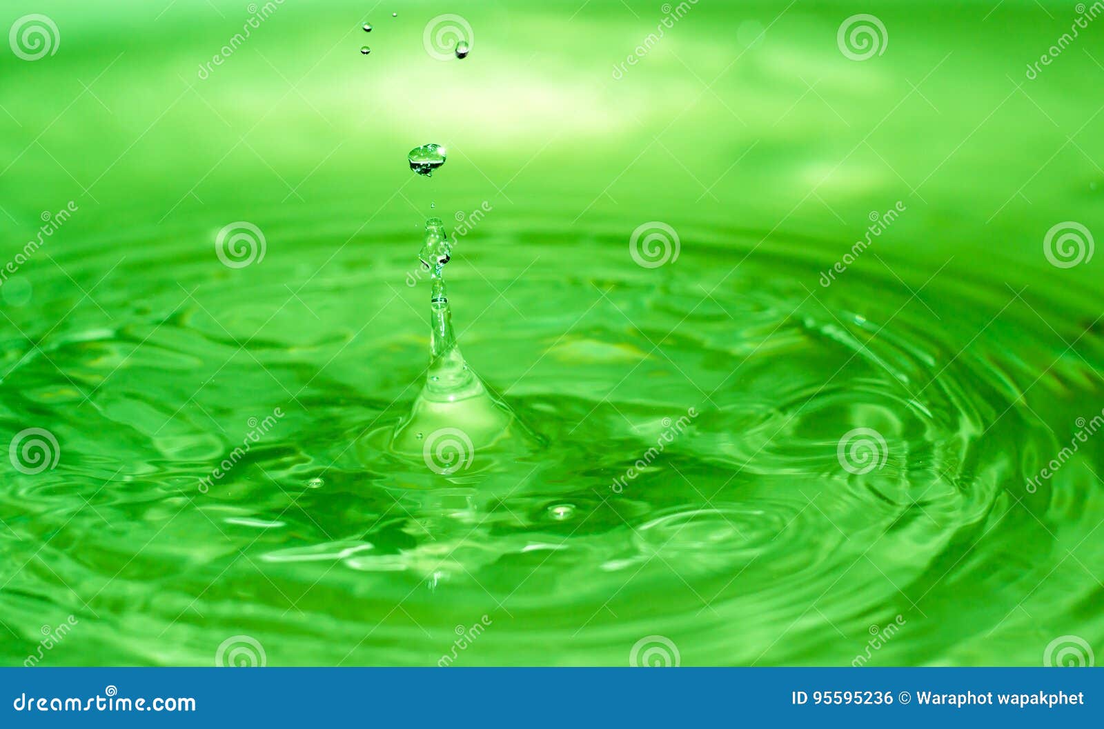 Dripping Down from the Roof of the House Makes the Water Below Diffuse ...