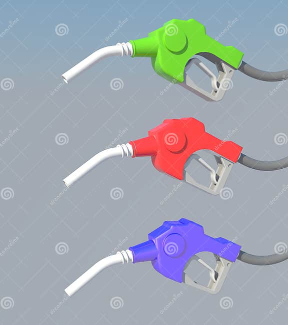 Dripping gas pump nozzle stock illustration. Illustration of garage ...