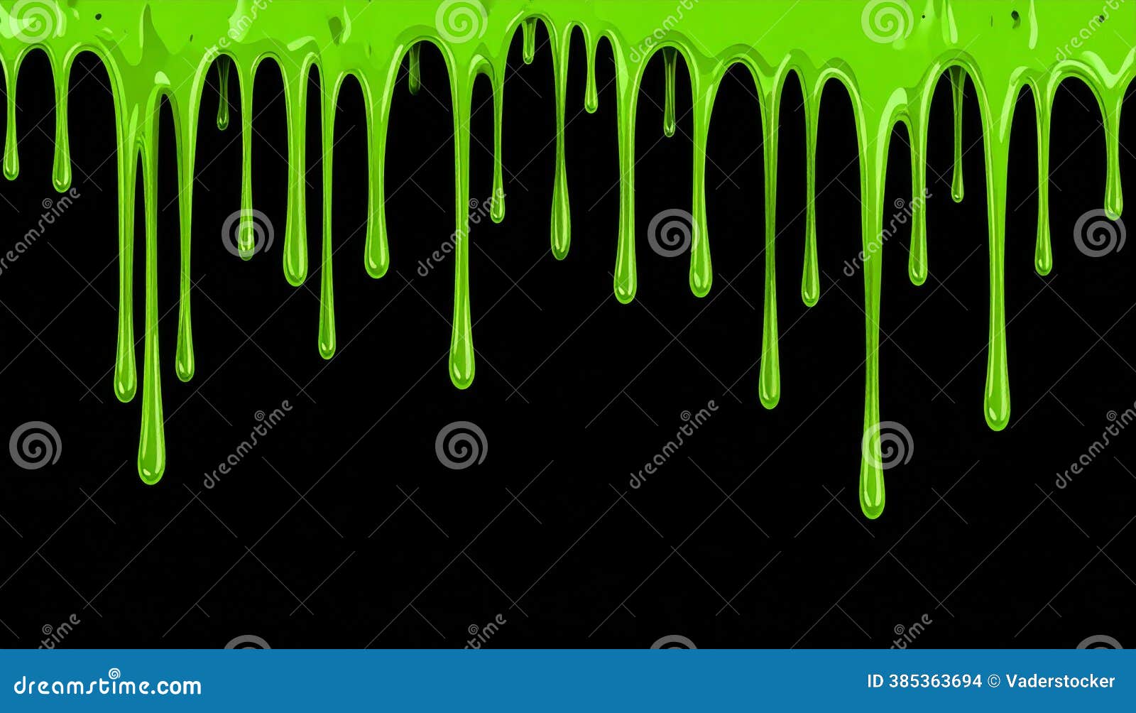 Dripping Green Slime Animation. Cartoon Animated Toxic Waste Liquid ...