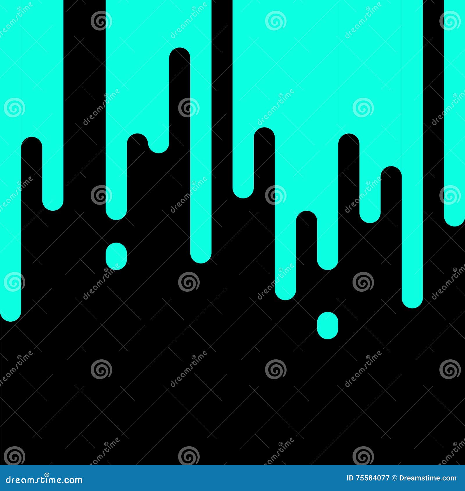 Dripping light blue paint. stock vector. Illustration of dripping ...