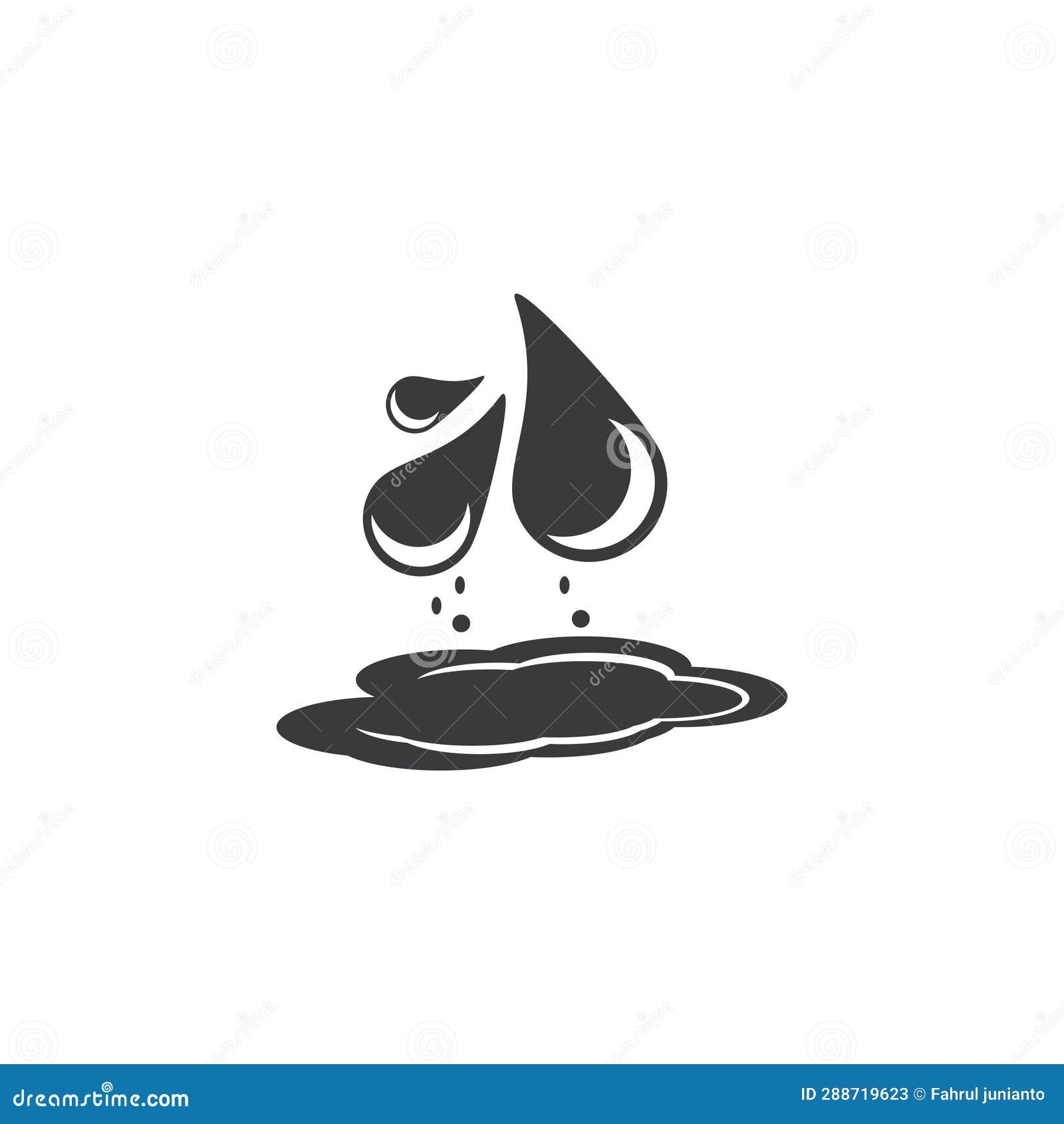 Dripping Liquid Icon and Symbol Template Stock Illustration ...