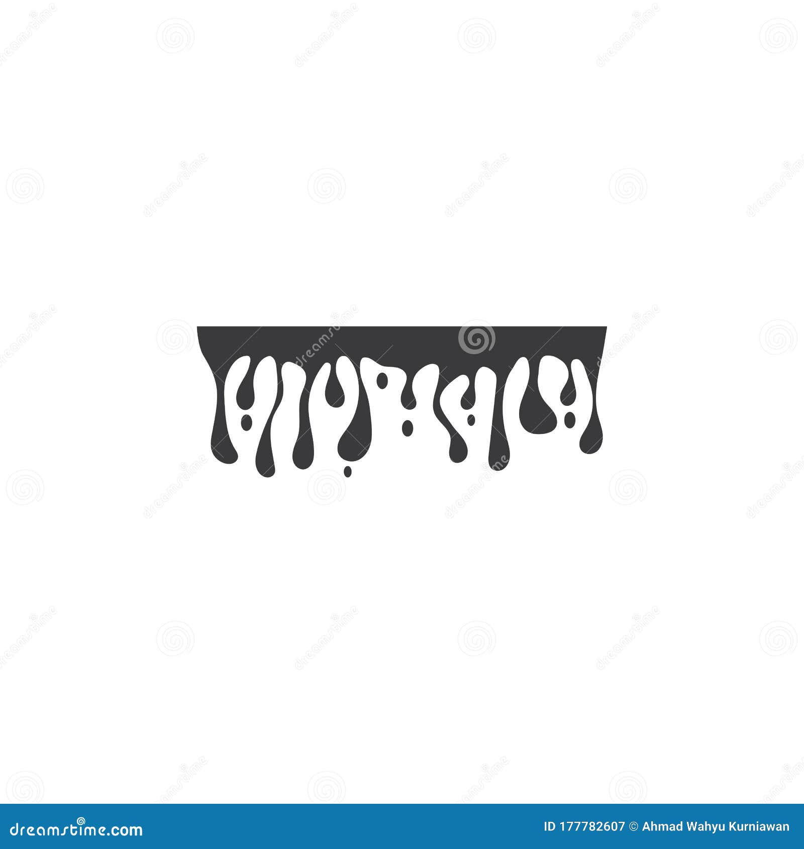 Dripping liquid icon stock vector. Illustration of droplet - 177782607