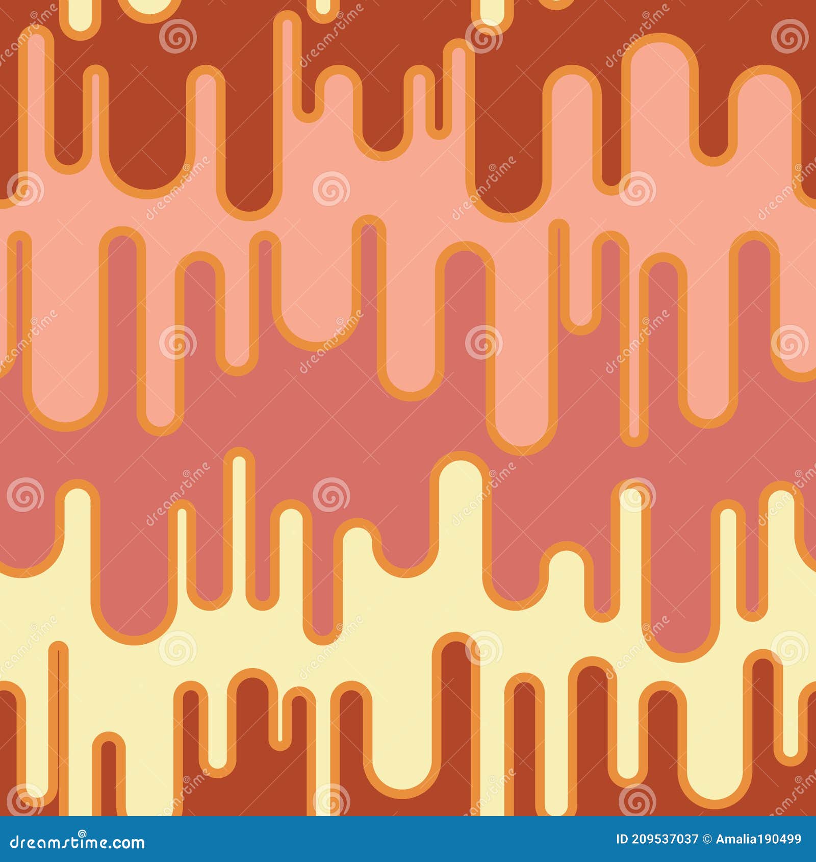 Simple Dripping Liquid Repeat Pattern Design Stock Vector ...