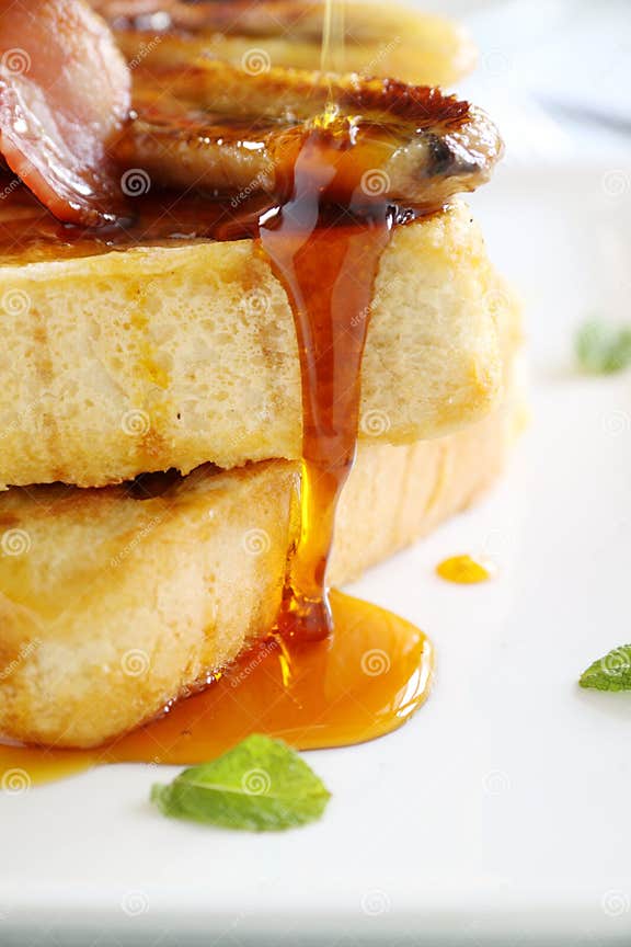 Dripping Maple Syrup stock photo. Image of mint, herbs - 23506760