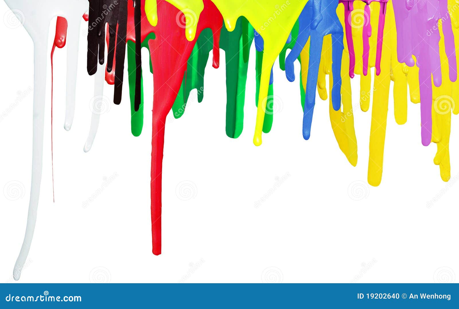 Dripping paint stock photo. Image of drop, colour, messy - 19202640