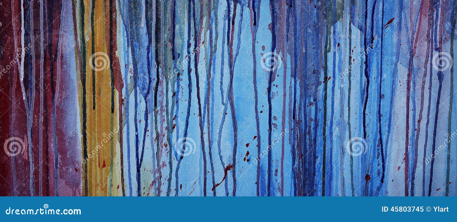 Dripping Paint At An Wall, Texture. Stock Photo | CartoonDealer.com ...