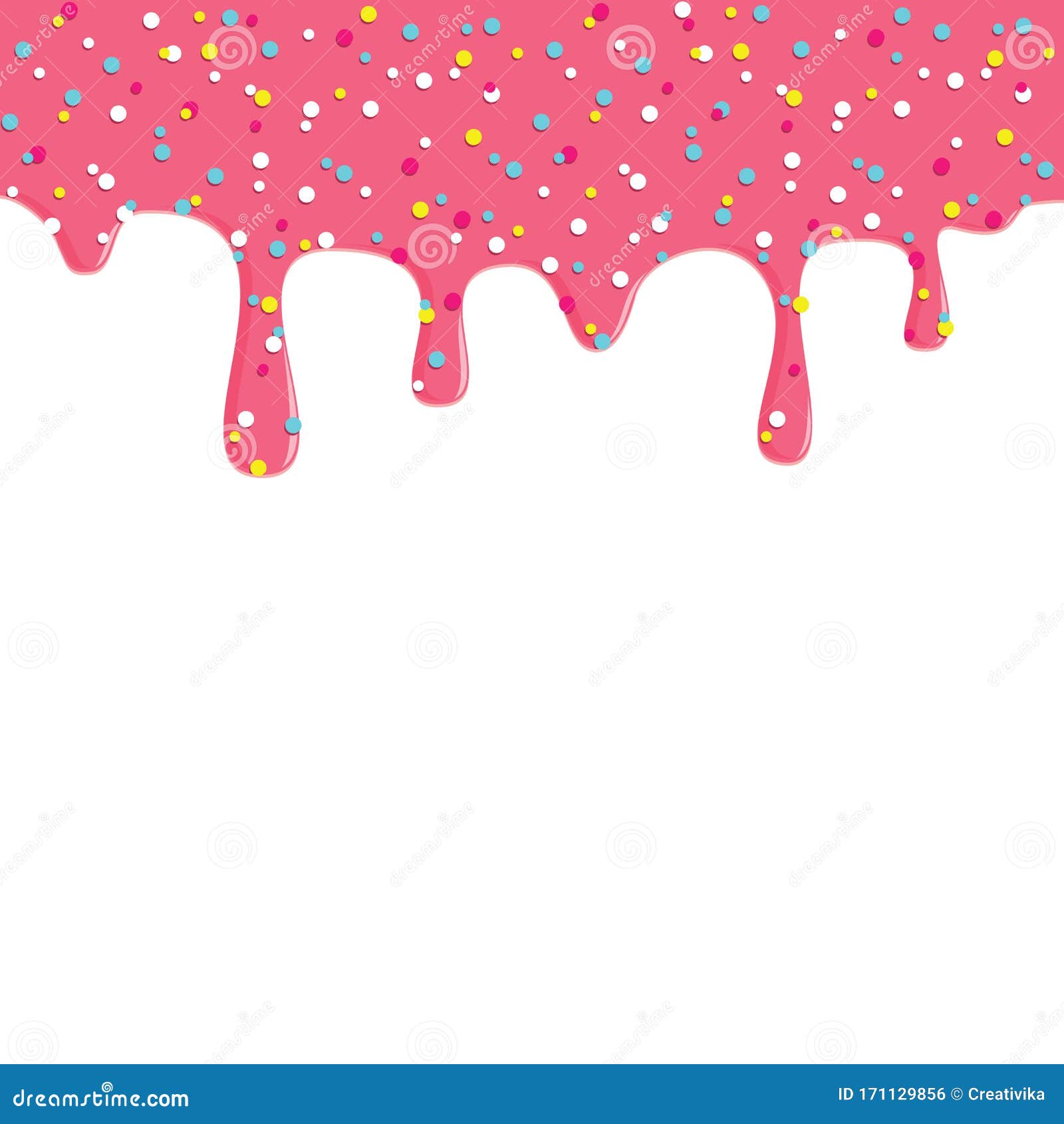 Dripping Pink Donut Glaze Background Stock Vector - Illustration of ... Dripping Pink Donut Glaze Background Stock Vector - Illustration of ...