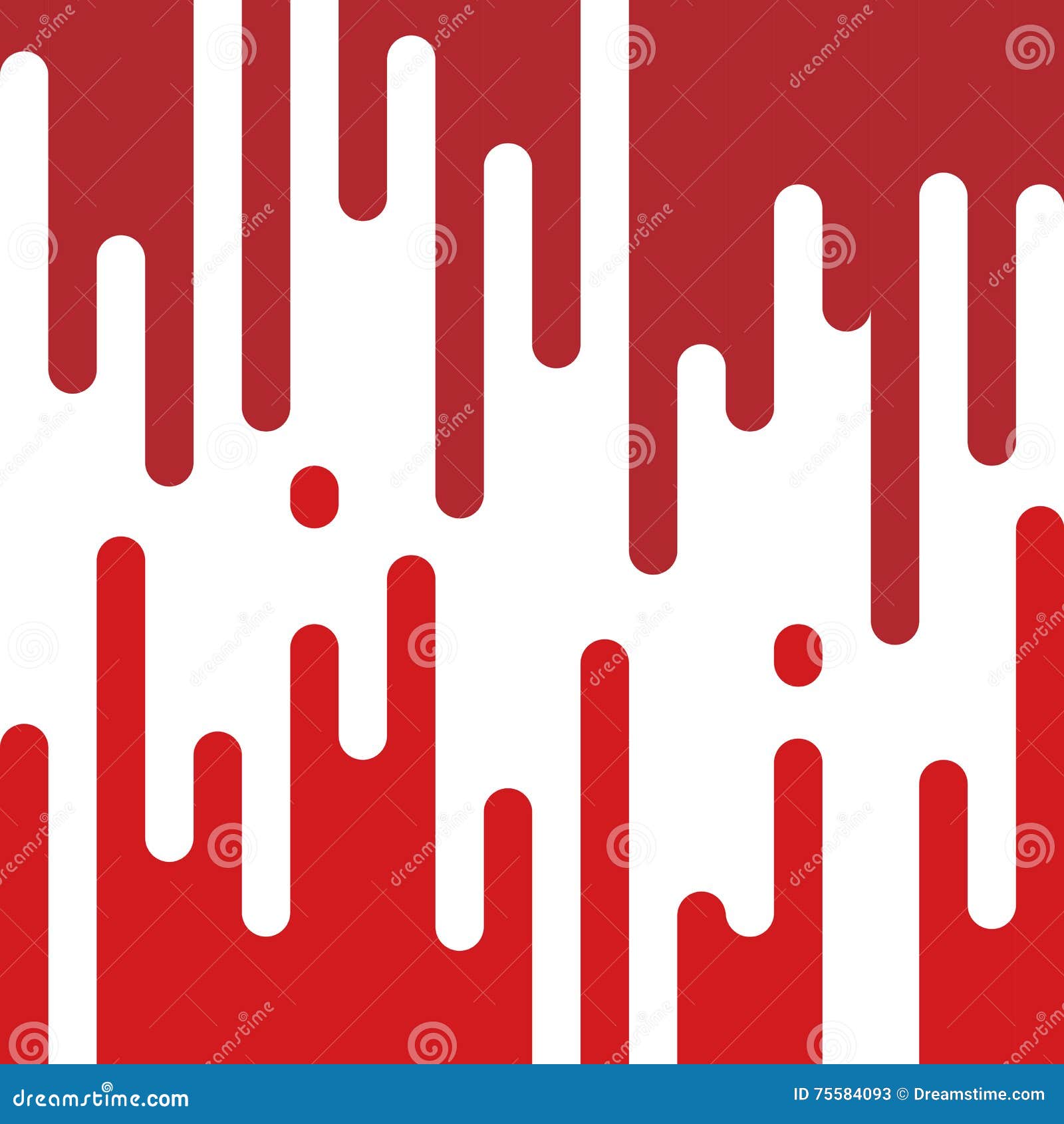 Dripping red paint. stock vector. Illustration of postcard - 75584093
