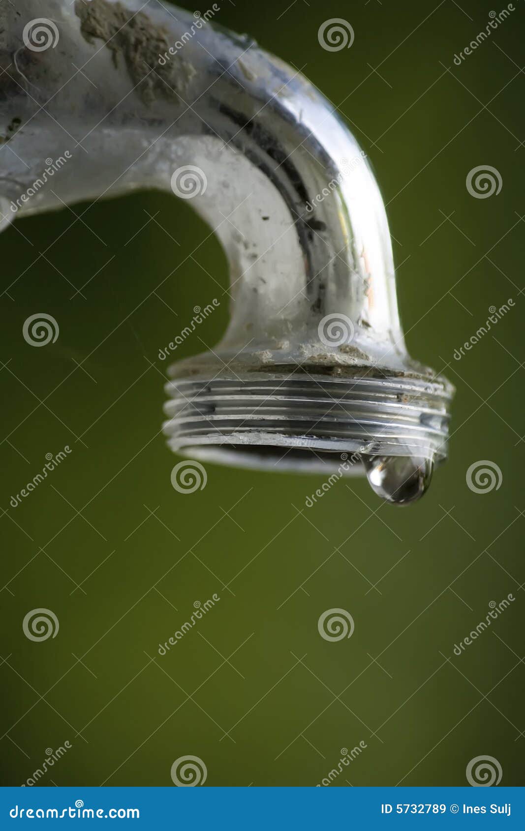 Dripping tap stock image. Image of water, drip, losing - 5732789