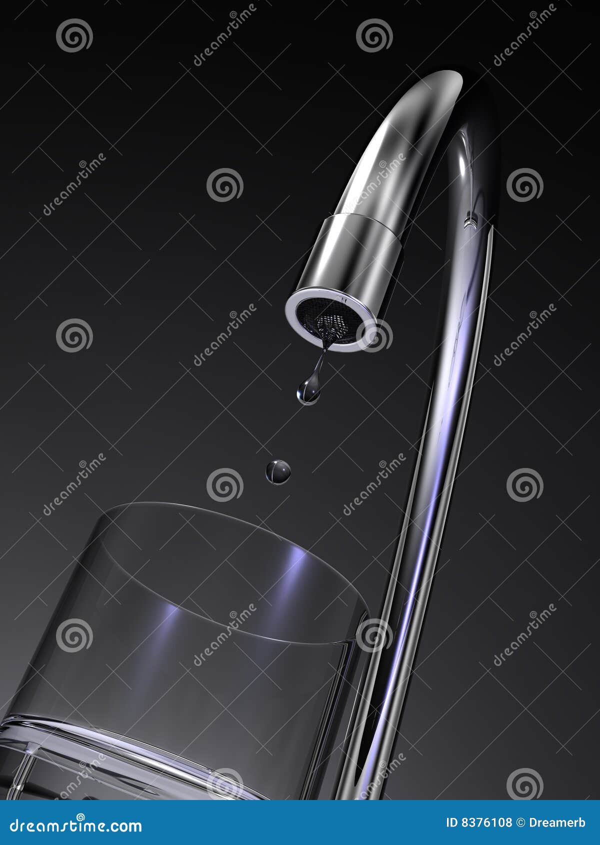 Dripping tap stock illustration. Illustration of strainer - 8376108