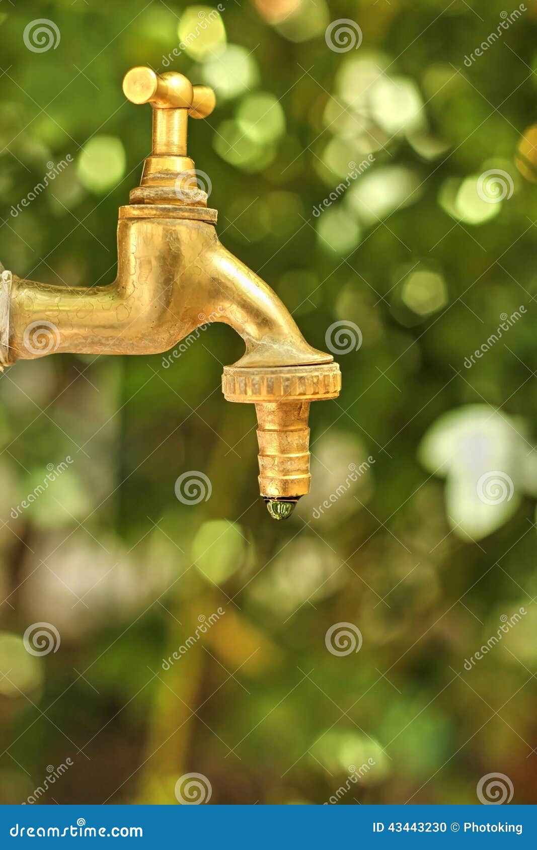 Dripping Tap stock photo. Image of focus, cold, sepia - 43443230
