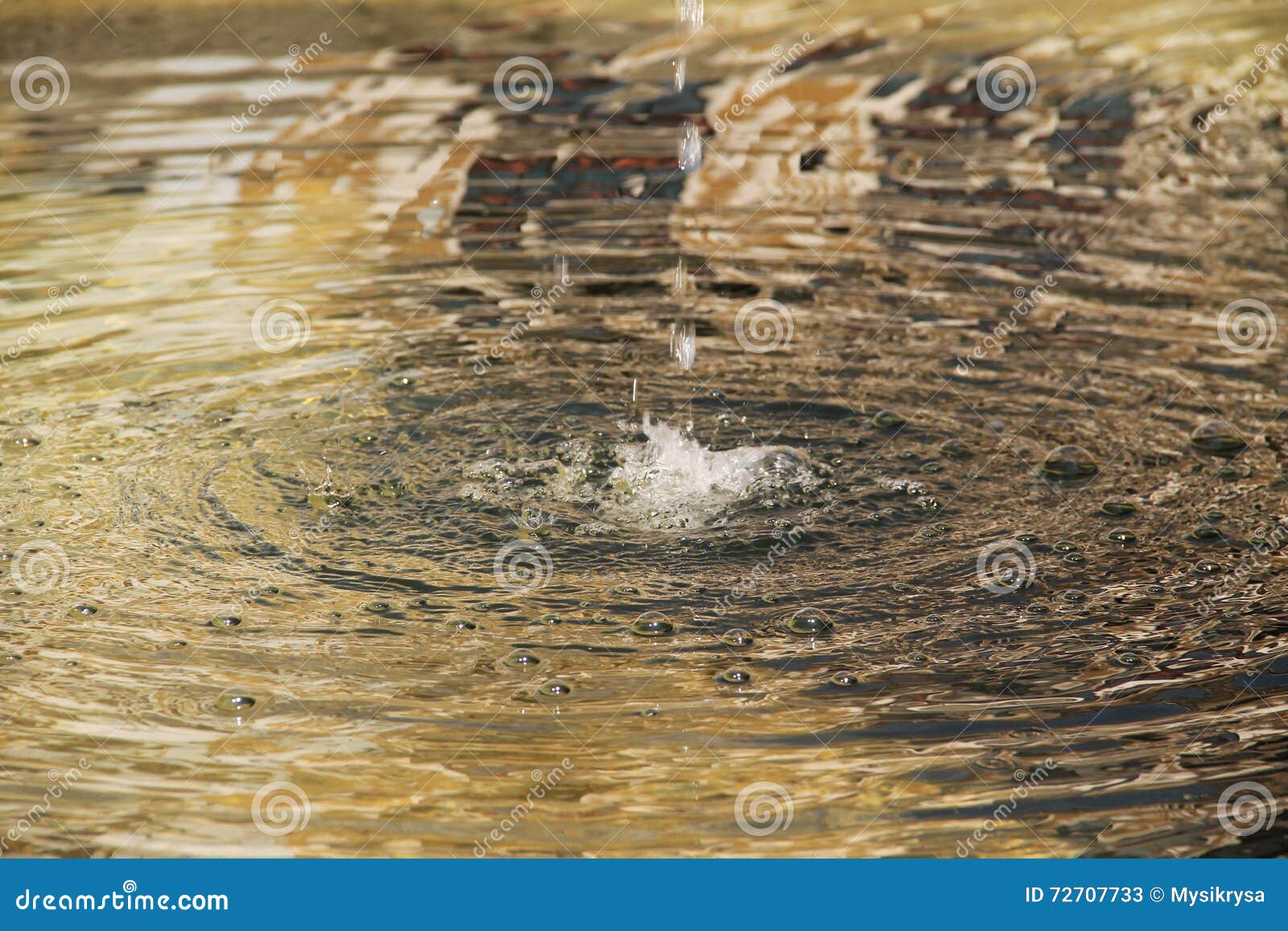 Dripping water stock image. Image of drops, water, beige - 72707733