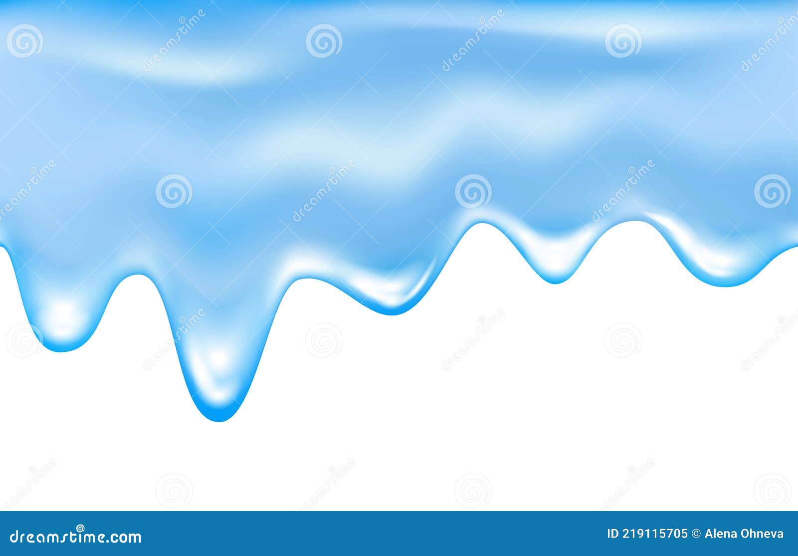 Dripping Water Isolated on Transparent Background Stock Vector ...