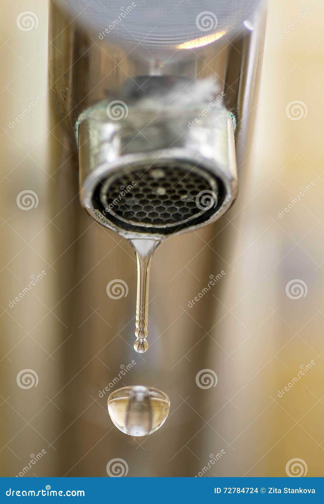 Dripping water tap stock photo. Image of silver, liquid - 72784724