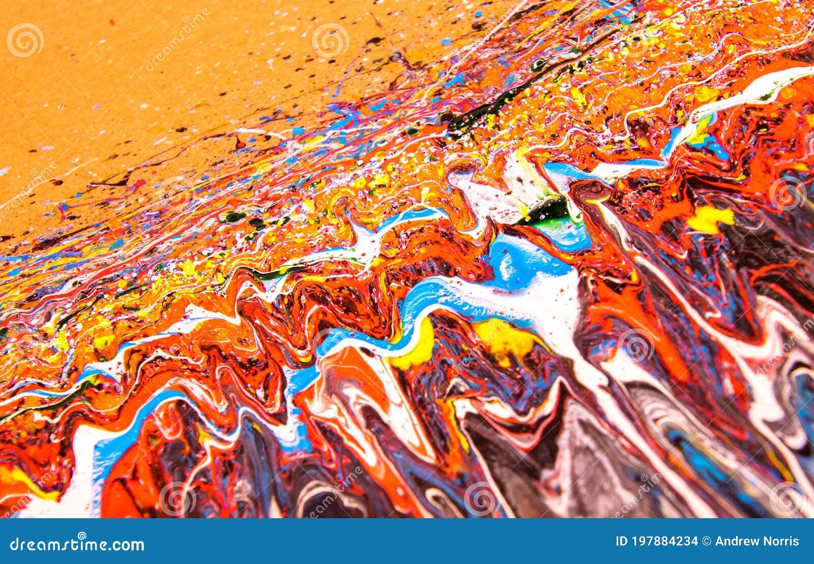 Drippy Paint Art stock photo. Image of copy, artwork - 197884234