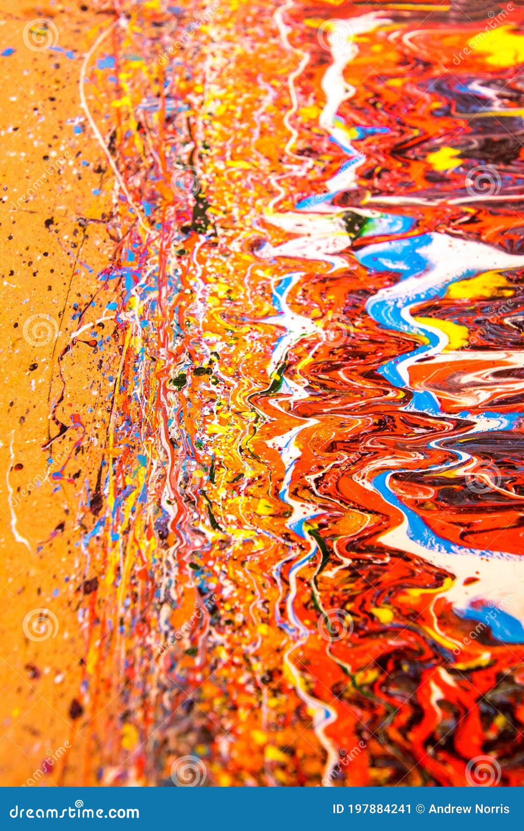 Drippy Paint Art stock image. Image of text, artist - 197884241