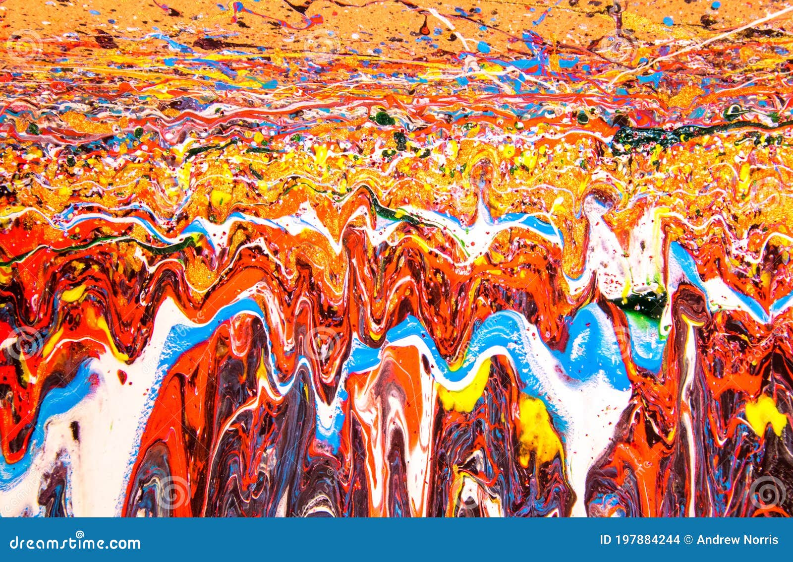 Drippy Paint Art stock photo. Image of messy, artistic - 197884244