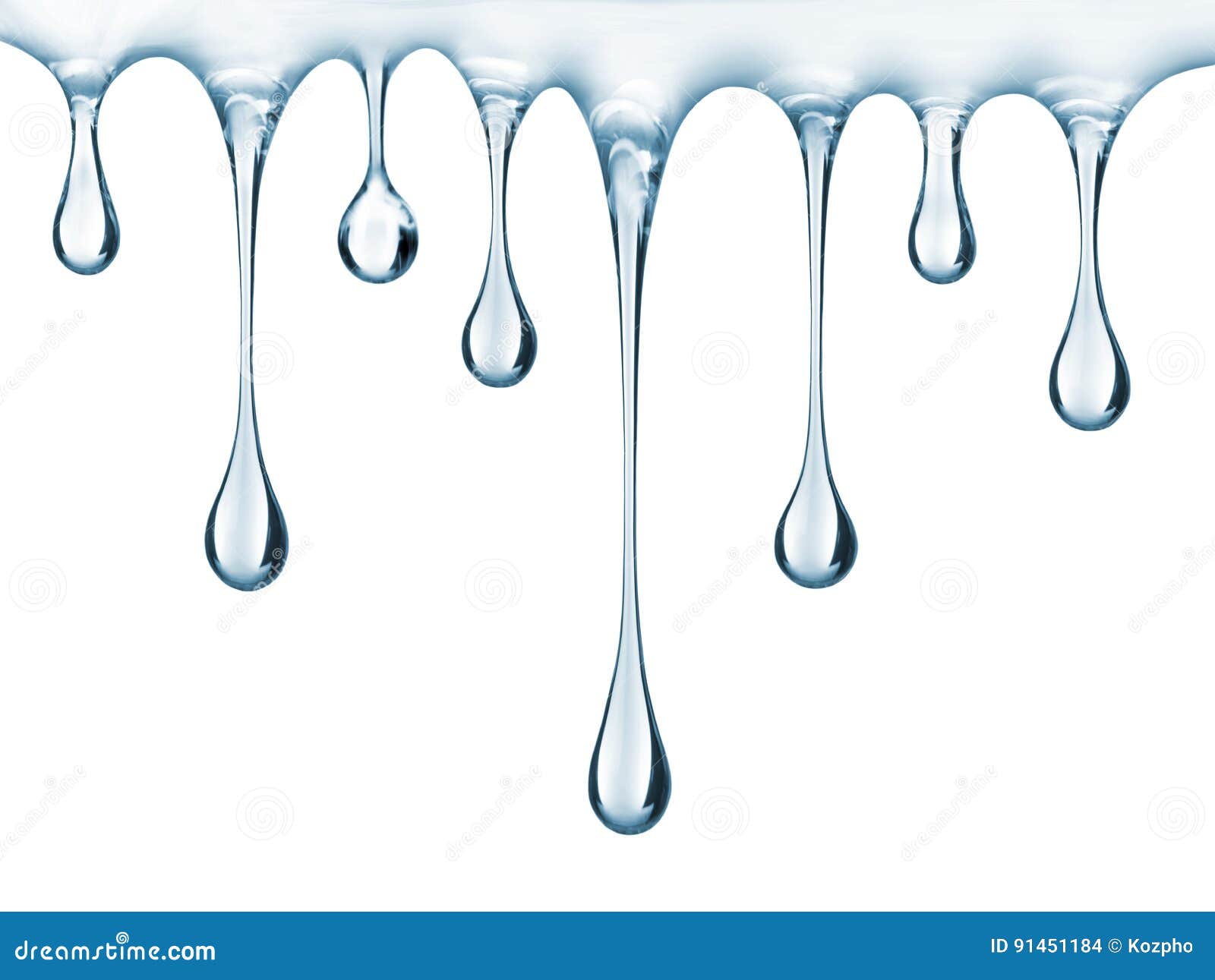 Drips of Transparent Gel on White Background Stock Photo - Image of ...