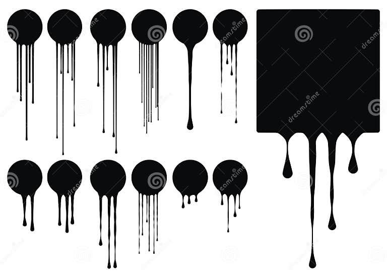 Drips vector stock vector. Illustration of dribble, decoration - 7964733
