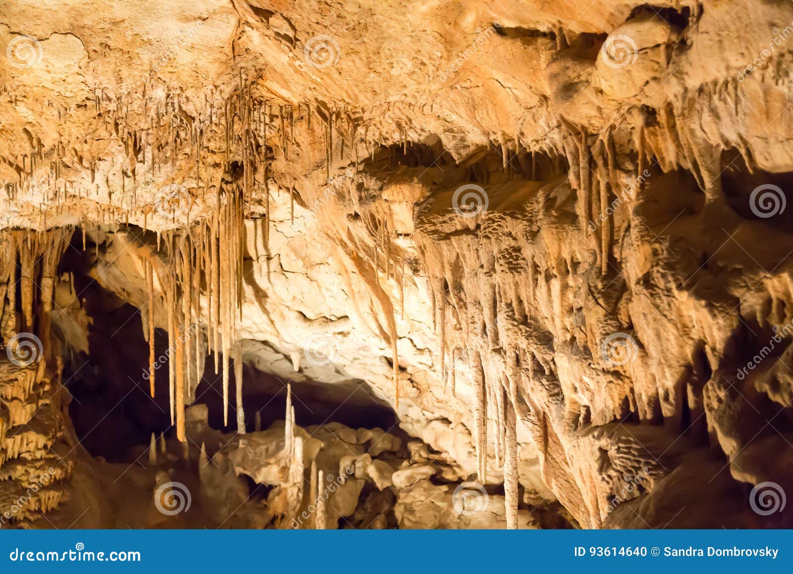 Dripstone cave stock photo. Image of ground, cavern, cliff - 93614640