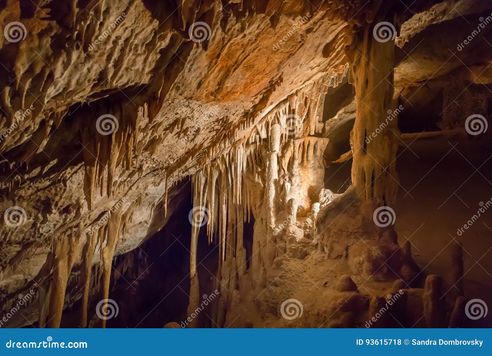 Dripstone cave stock photo. Image of minerals, europe - 93615718