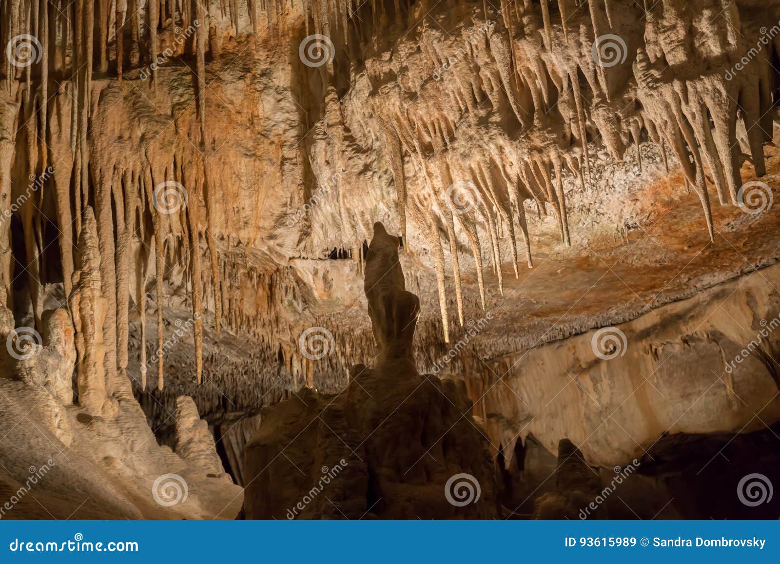 Dripstone cave stock image. Image of rock, gaping, europe - 93615989