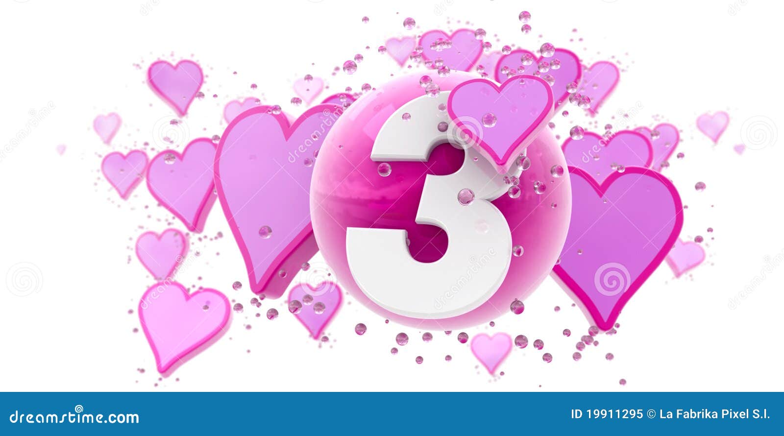 Dritter Jahrestag stock abbildung. Illustration von drittens - 19911295