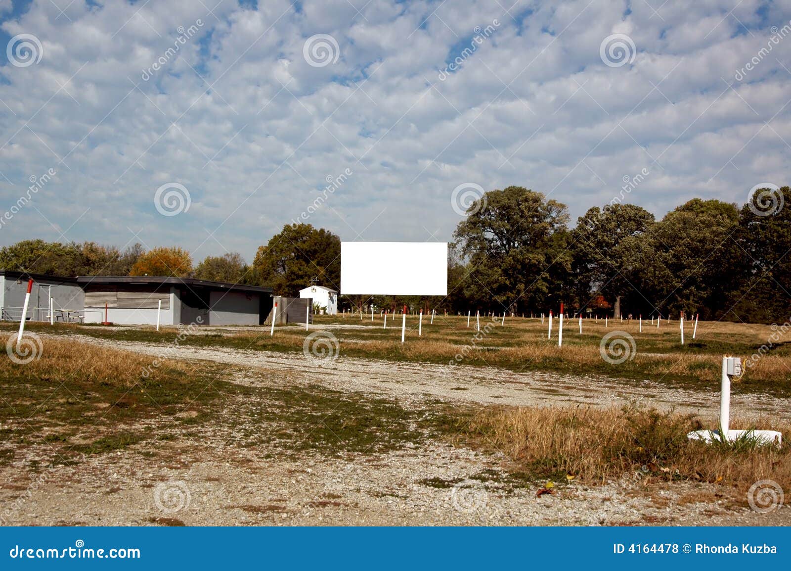 Drive in stock photo. Image of drive, movie, posts, parking - 4164478