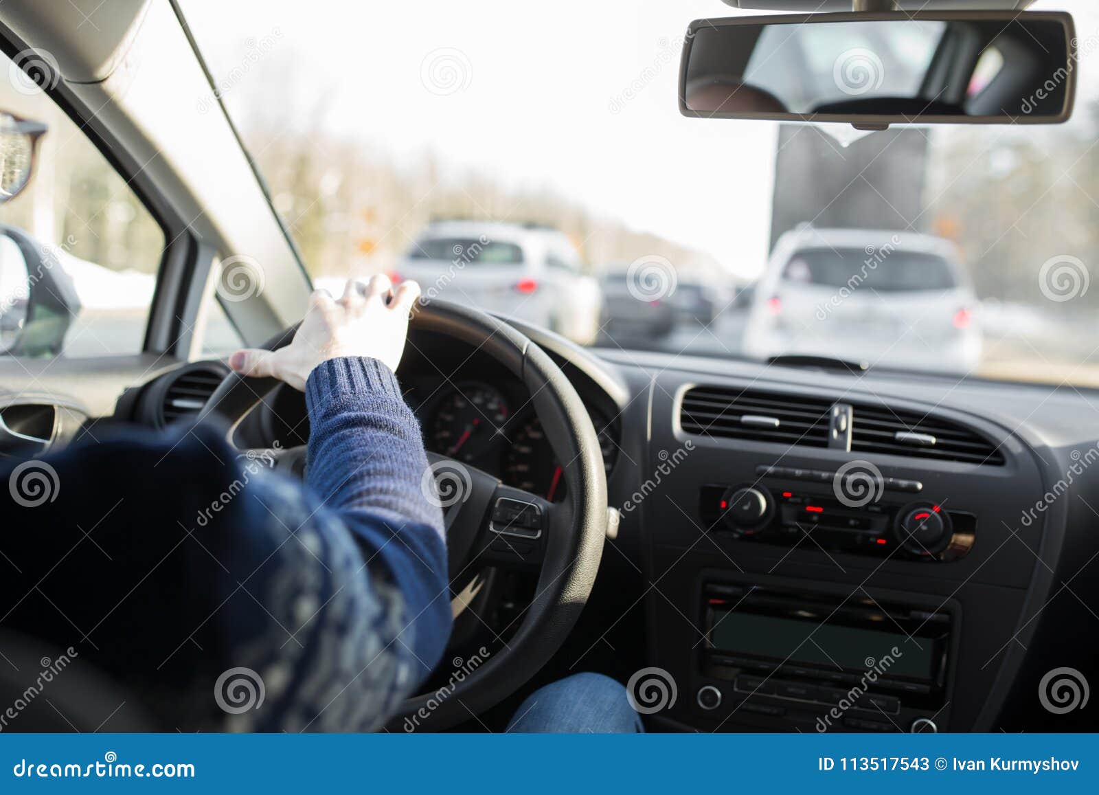 Drive a Car. Inside Interior View Stock Image - Image of interior ...