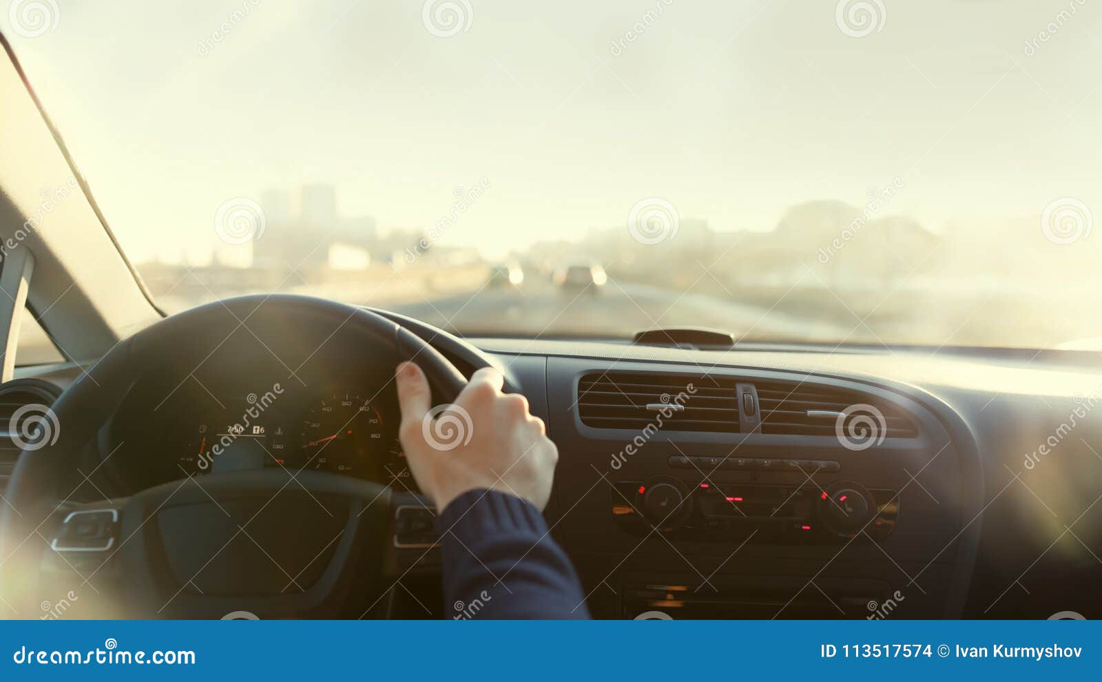 Drive a Car. Inside Interior View Stock Photo - Image of automotive ...