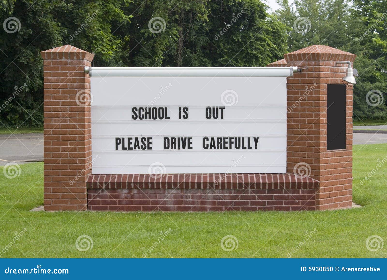 Drive Carefully Sign stock photo. Image of announcement - 5930850