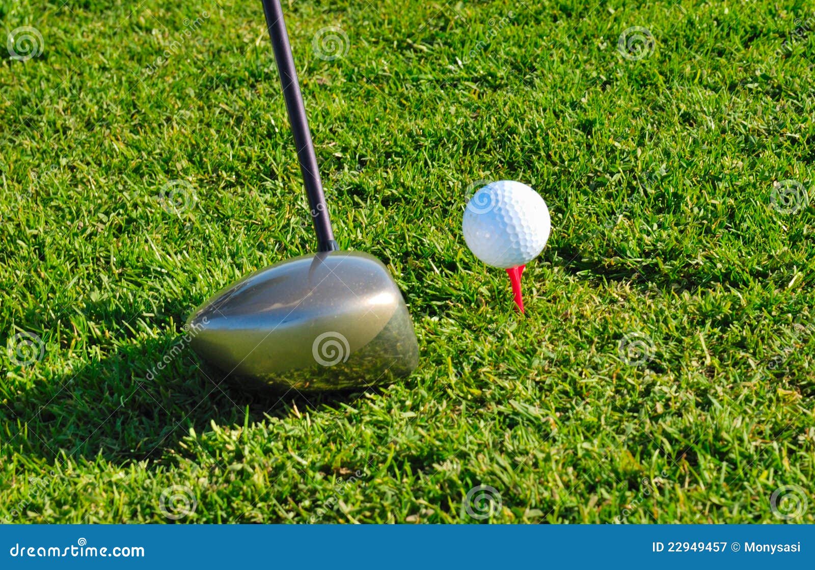 Drive golf stock image. Image of green, hitting, country - 22949457