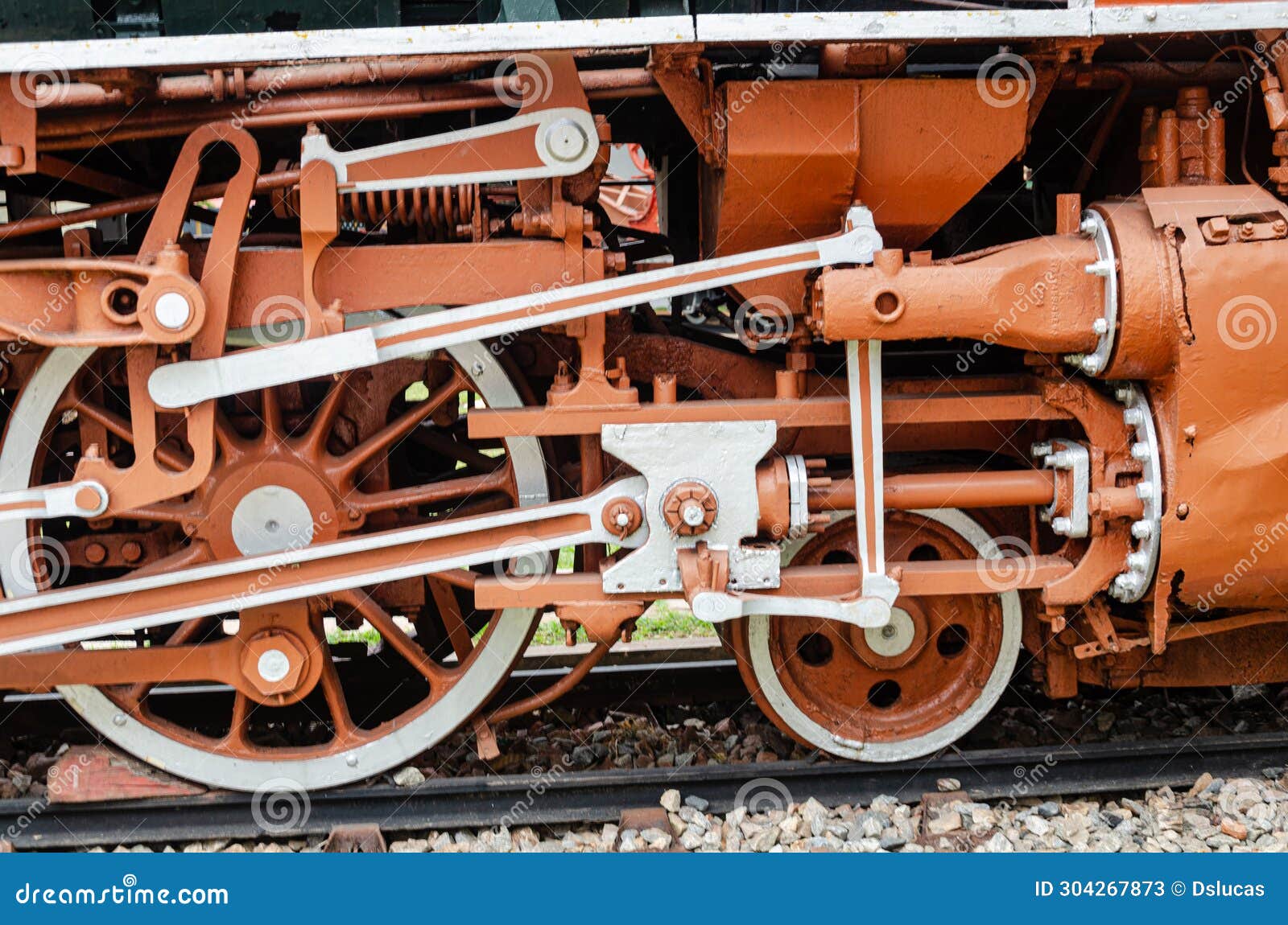 Drive Part of a Locomotive Steam Engine Stock Image - Image of ...