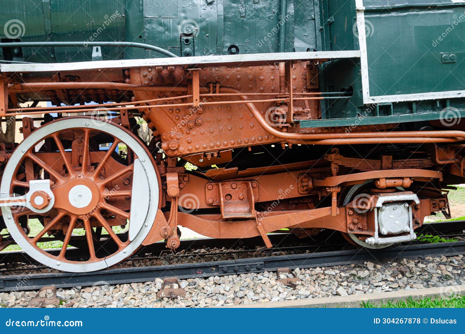 Drive Part of a Locomotive Steam Engine Stock Photo - Image of industry ...