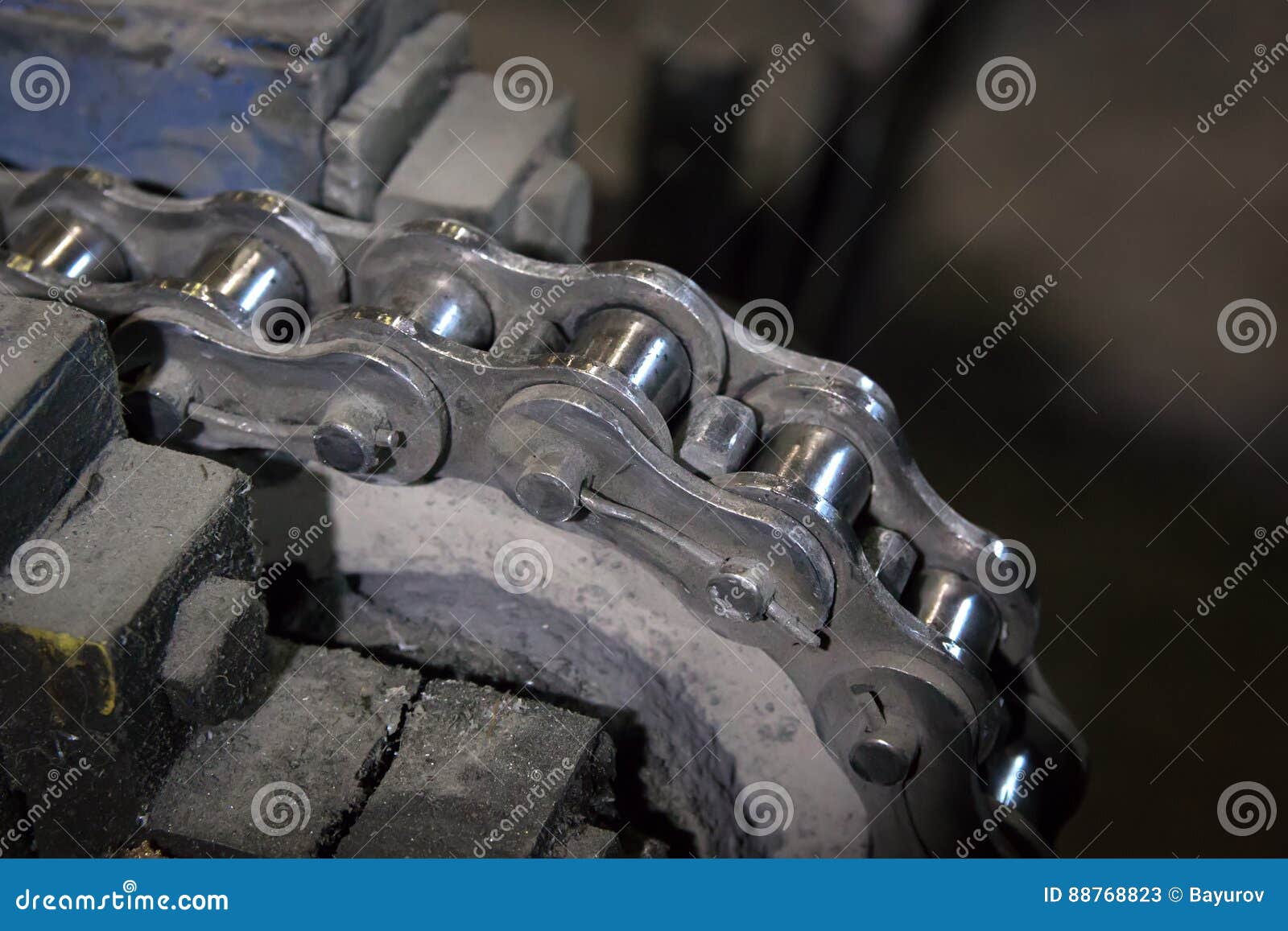 Drive Roller Chains For Torque Transmission Royalty-Free Stock Image ...