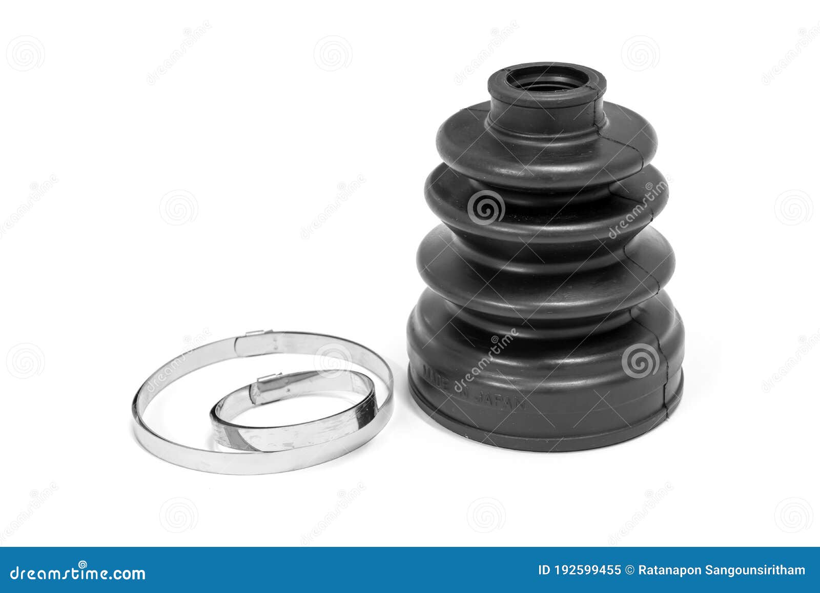 Drive Shaft Boot on White Background, Car Spare Part Stock Image ...