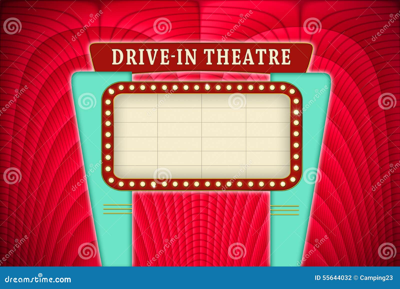 Drive in sign. stock illustration. Illustration of drive - 55644032