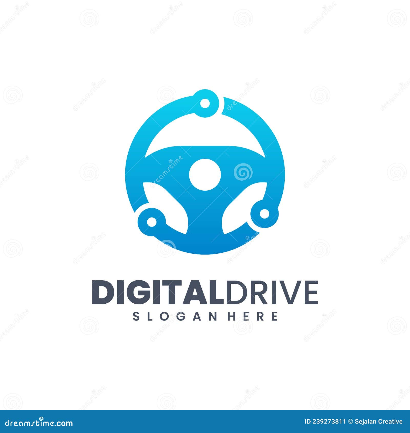Drive Technology Logo Vector Stock Vector - Illustration of digital ...