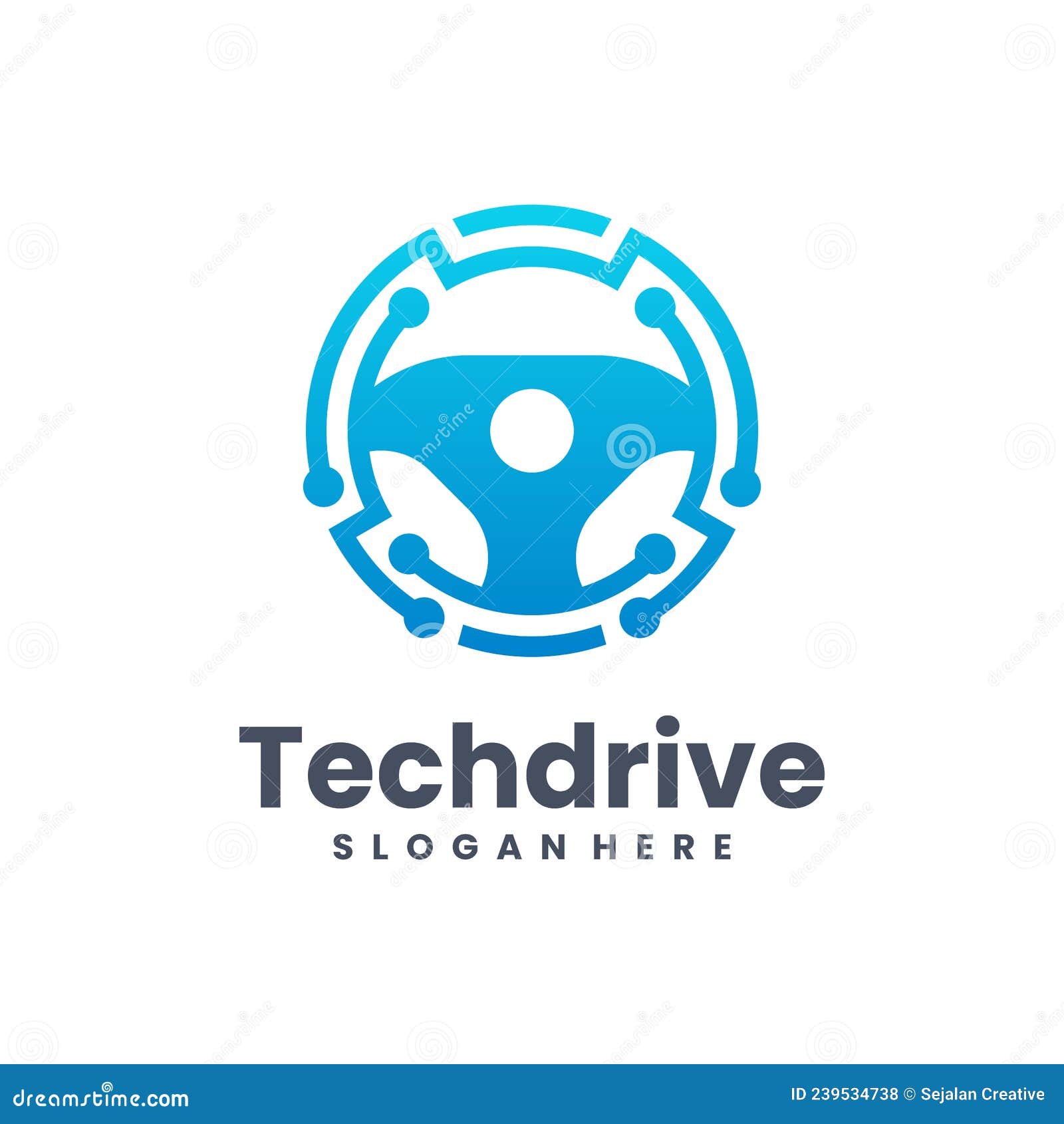 Drive Technology Logo Vector Stock Vector - Illustration of control ...