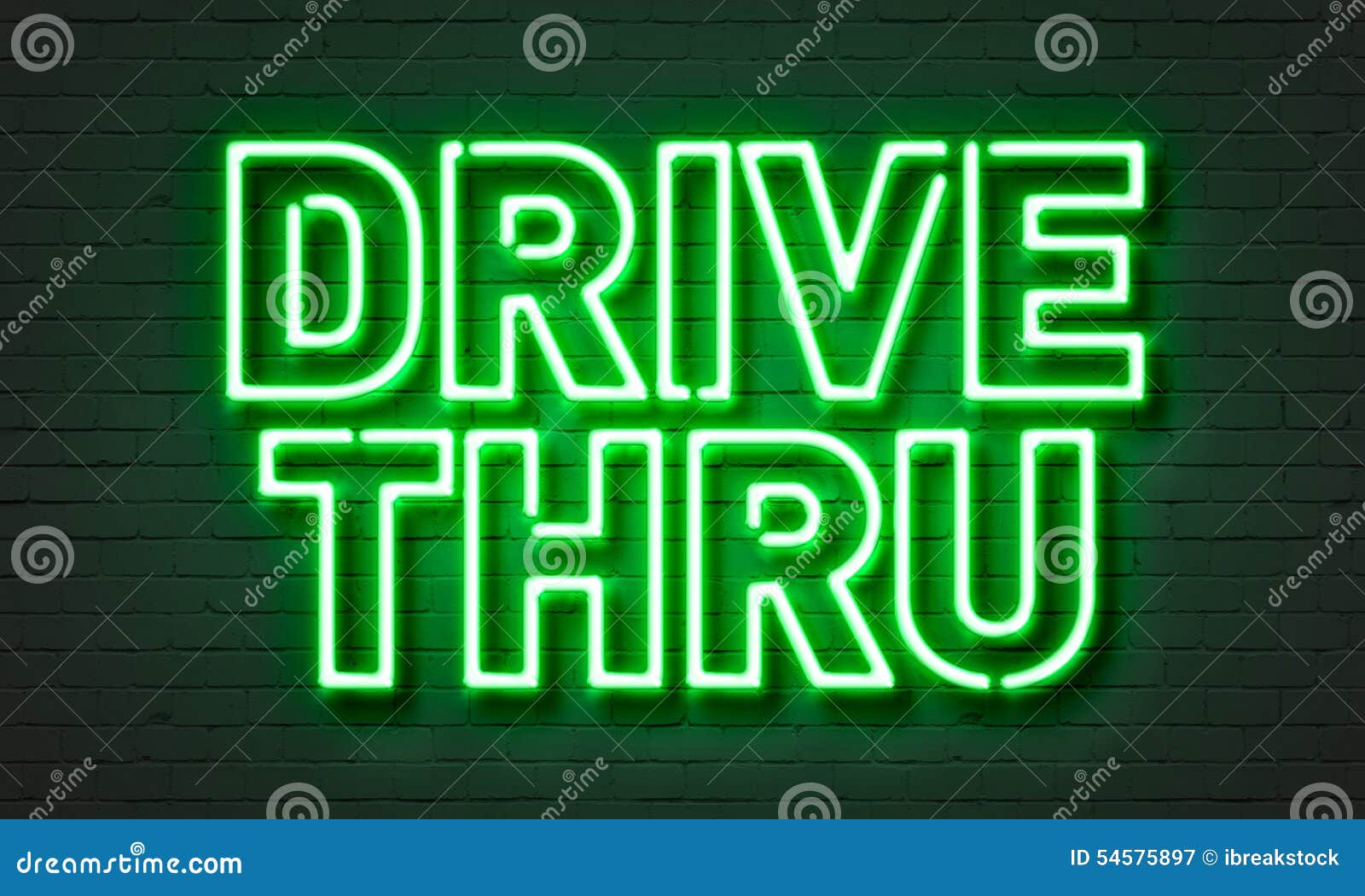 Drive Thru Sign Clipart