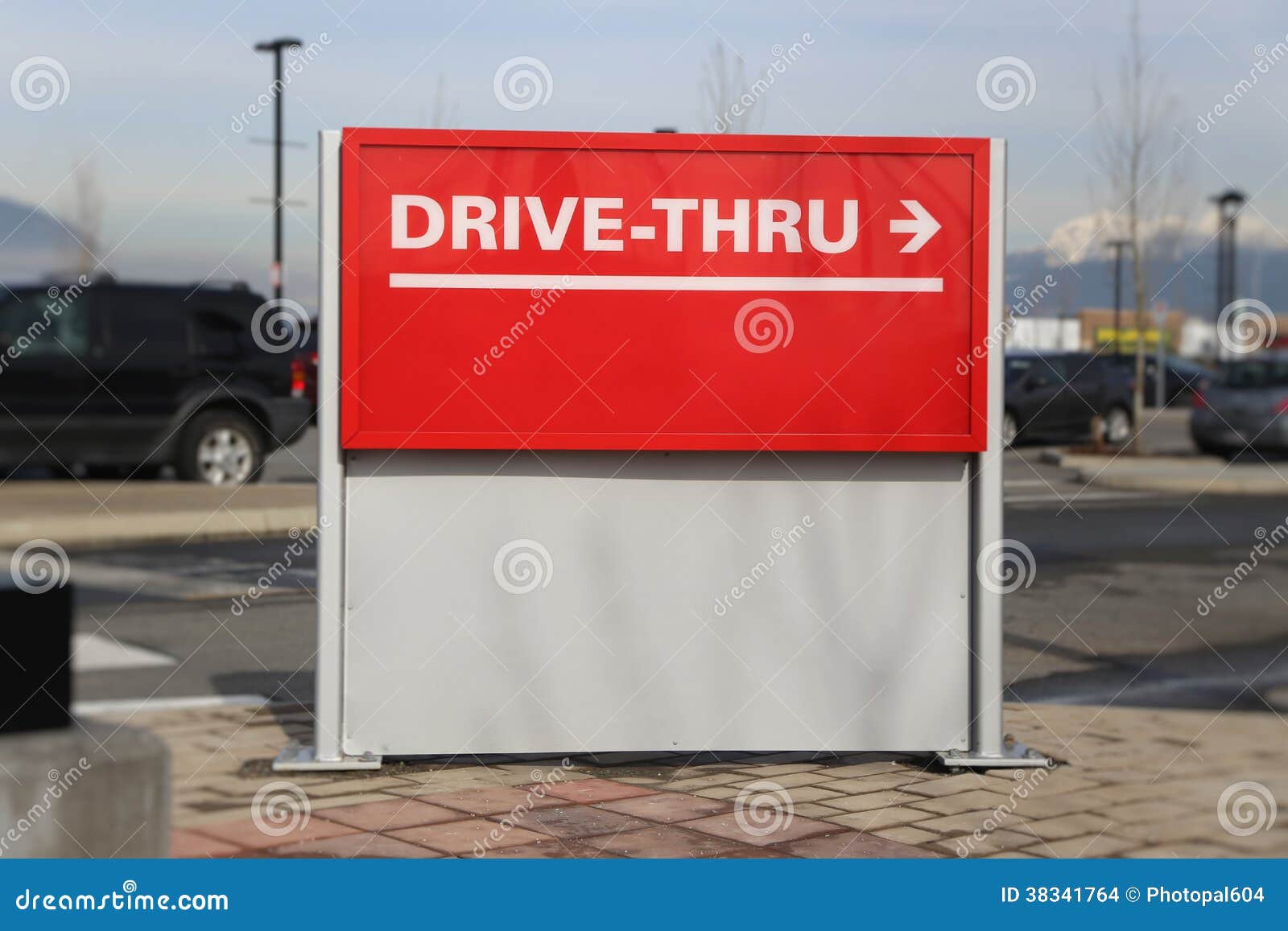 Drive thru road sign stock photo. Image of boards, canada - 38341764
