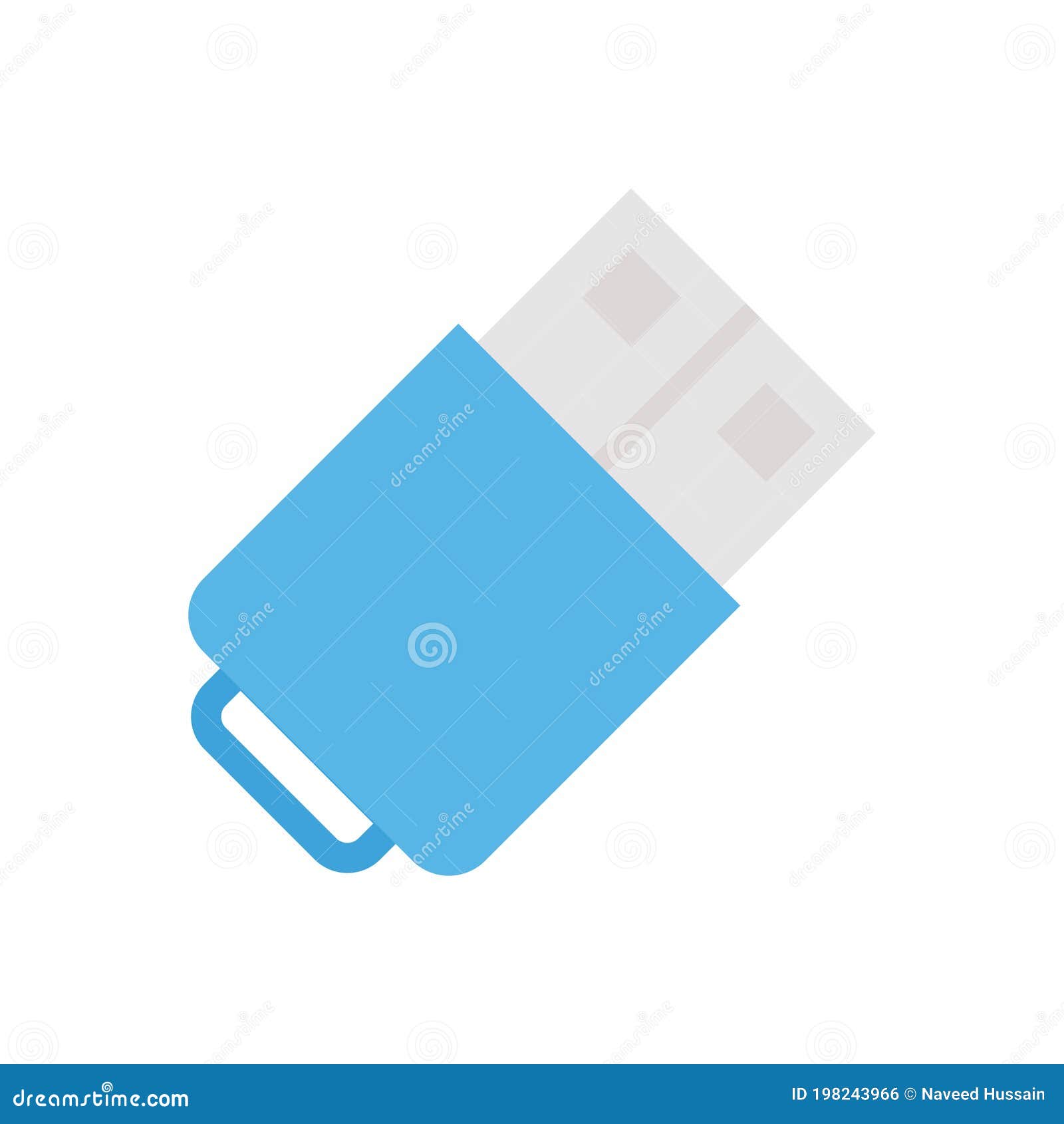 Drive Vector Flat Color Icon Stock Vector - Illustration of electronic ...