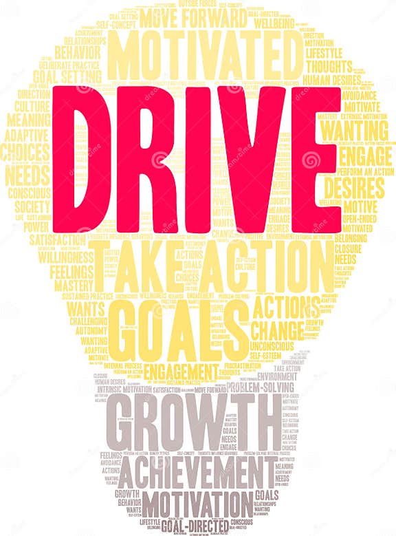 Drive Word Cloud stock vector. Illustration of growth - 211015369