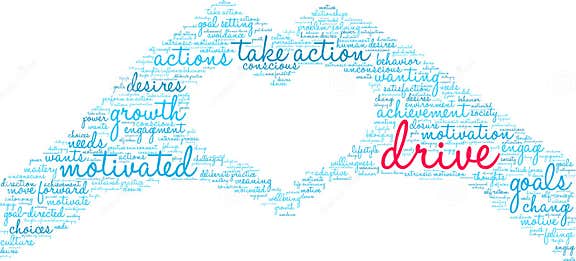 Drive Word Cloud stock vector. Illustration of forward - 211015541