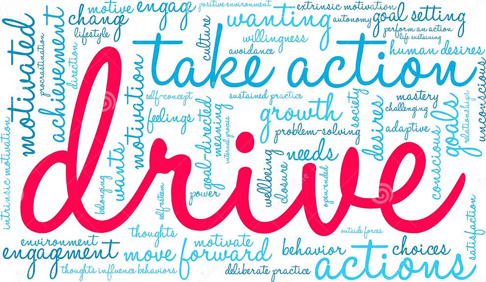 Drive Word Cloud stock vector. Illustration of engagement - 211015587