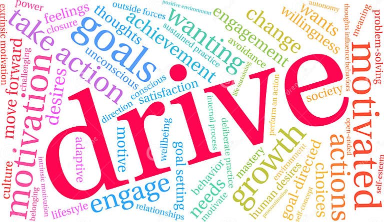 Drive Word Cloud stock vector. Illustration of growth - 211015590