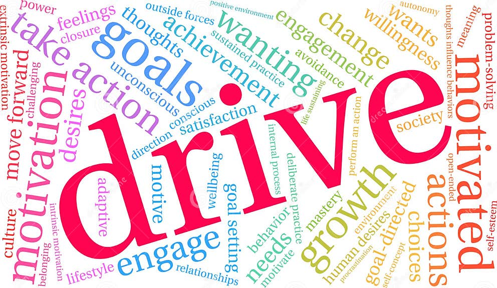 Drive Word Cloud stock vector. Illustration of growth - 211015590
