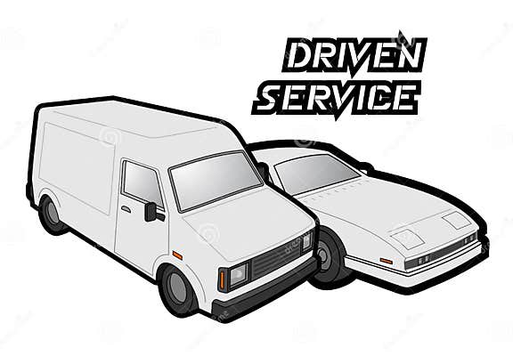 Driven service stock vector. Illustration of taxi, vehicle - 31278952