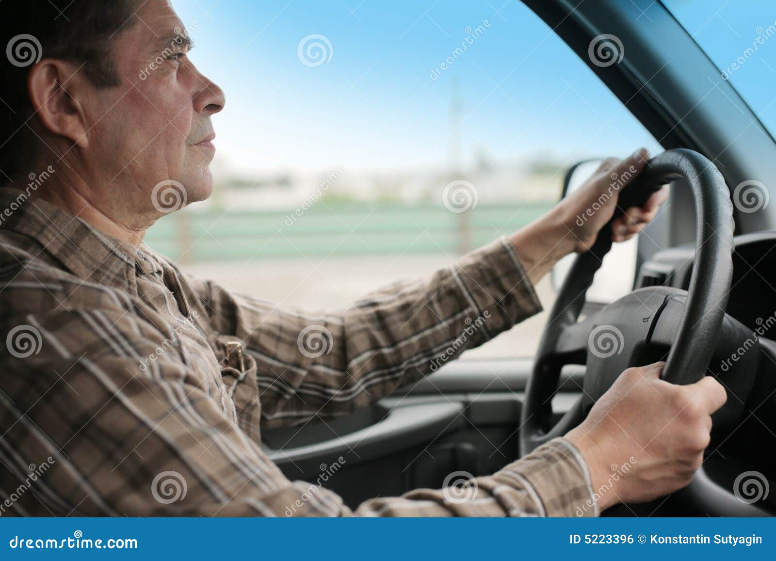 Driver stock photo. Image of adult, russian, drive, portrait - 5223396
