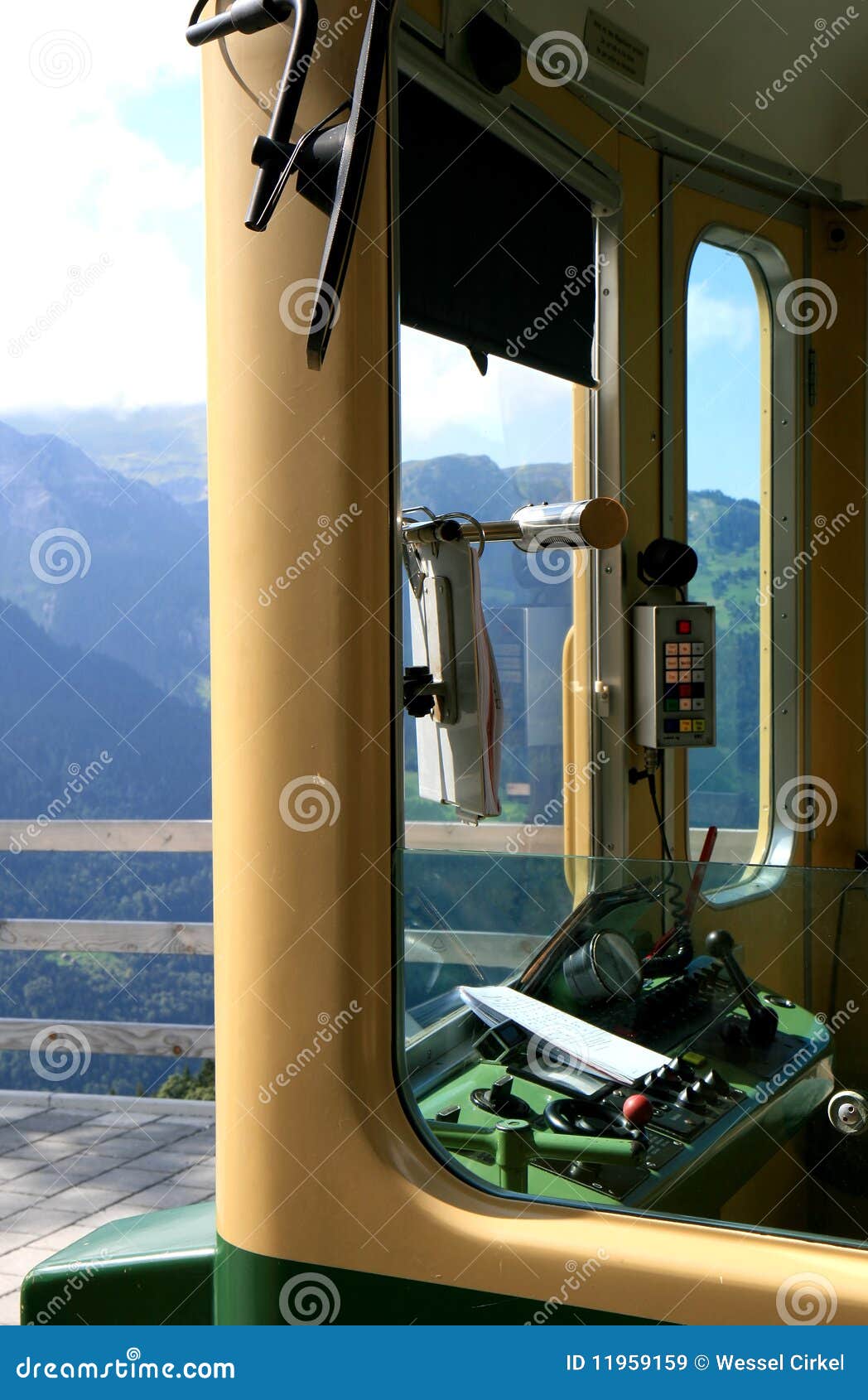 Cogwheel Train On Top Of Rigi Mountain Royalty-Free Stock Photo ...